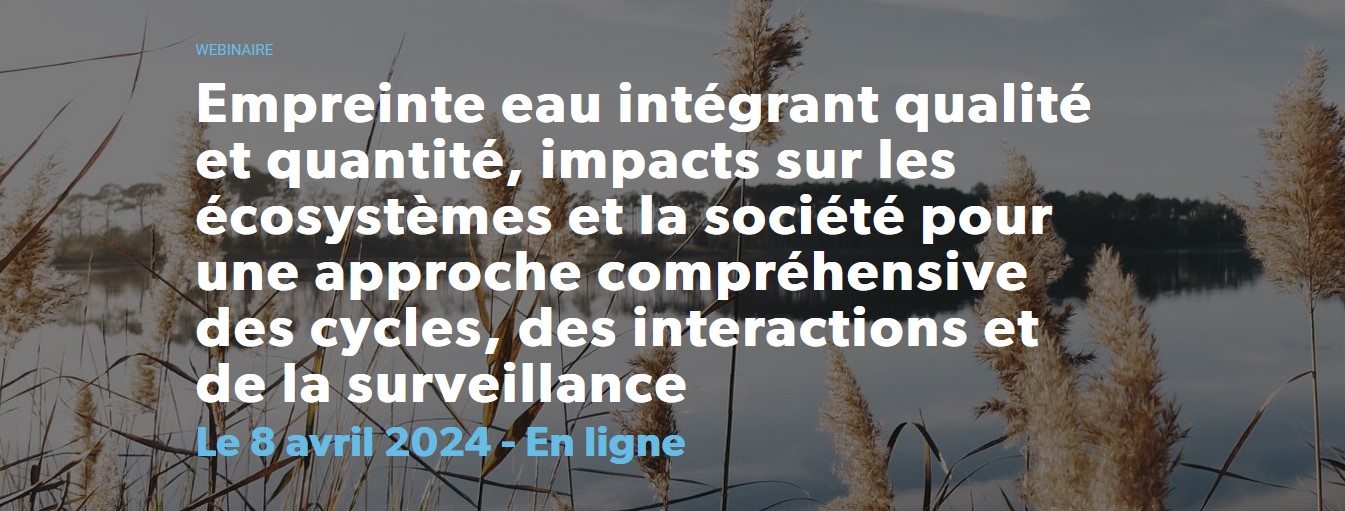 OneWater | Webinaire Empreinte eau | Creseb Bretagne